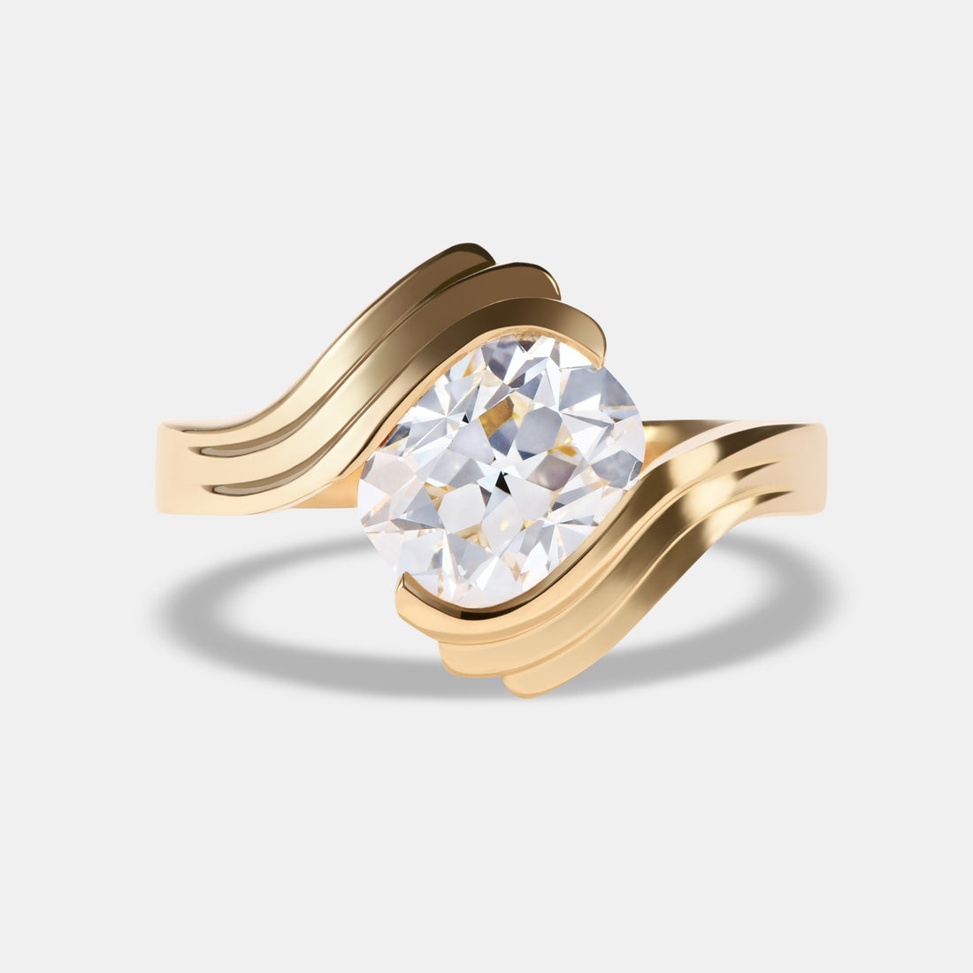 Contours Diamond Wrap Ring — CUSHLA WHITING