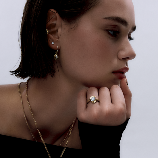 Contours Diamond Wrap Ring — CUSHLA WHITING