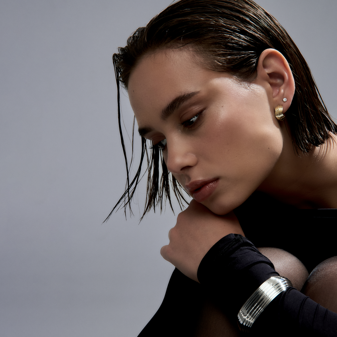 Contours Narrow Cuff - Sterling Silver — CUSHLA WHITING